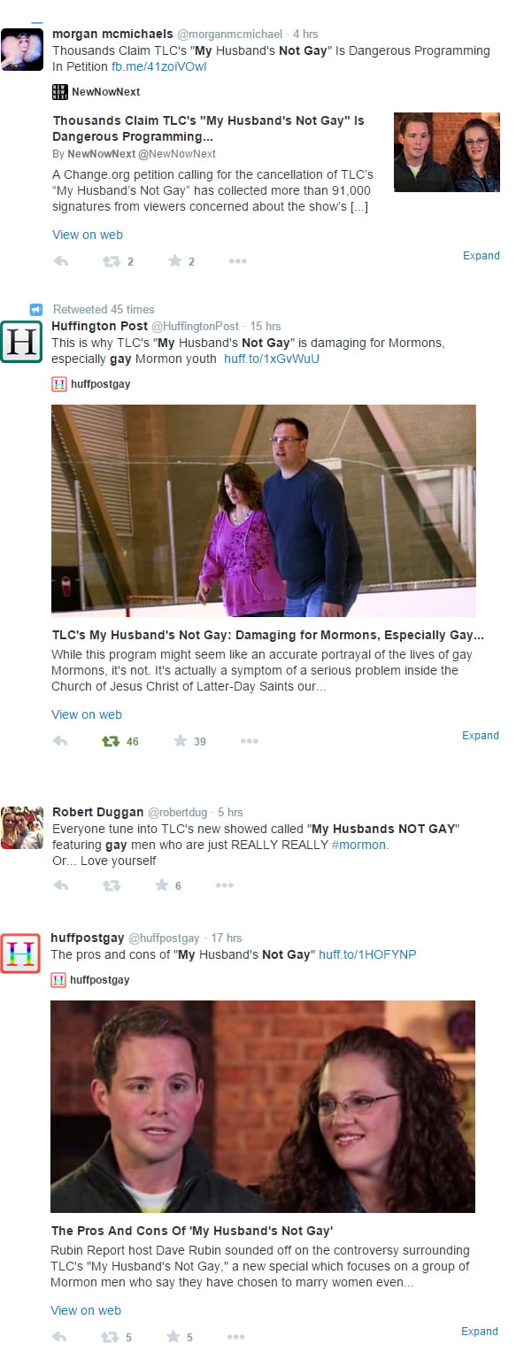 Mormon church applauds stars of TLC show who are attracted to men but ...